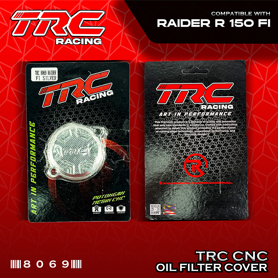 TRC Racing RAIDER R150 FI CNC OIL FILTER COVER 8069 | Shopee Philippines