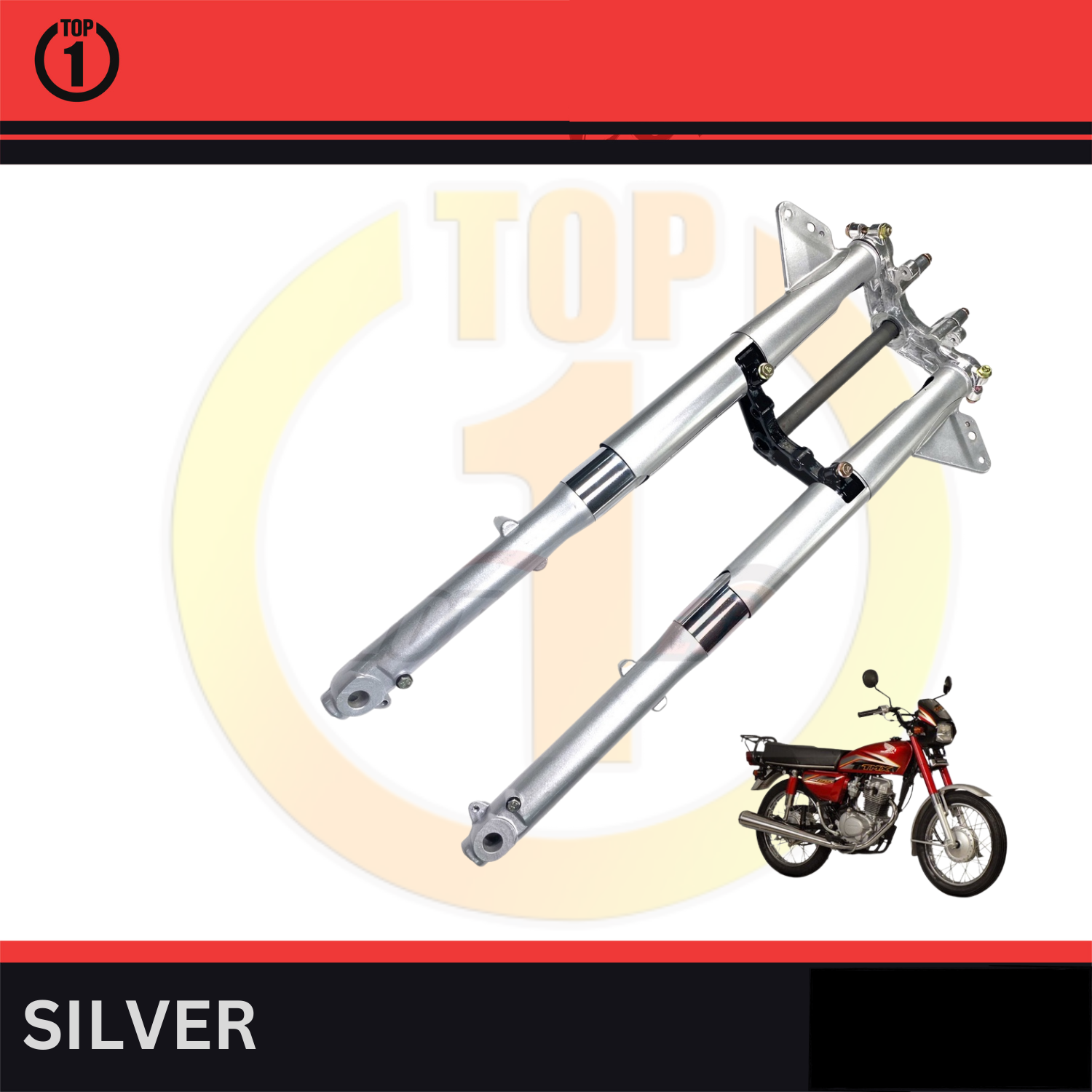 Top1 Motors front shock assembly with T Post assembly 1 Set For Honda ...