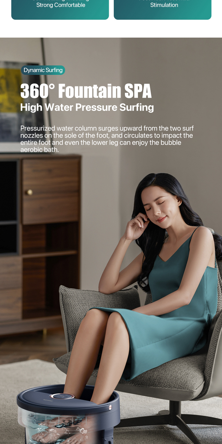 Philips Folding Foot Massager Automatic Foot Spa Intelligent Remote ...