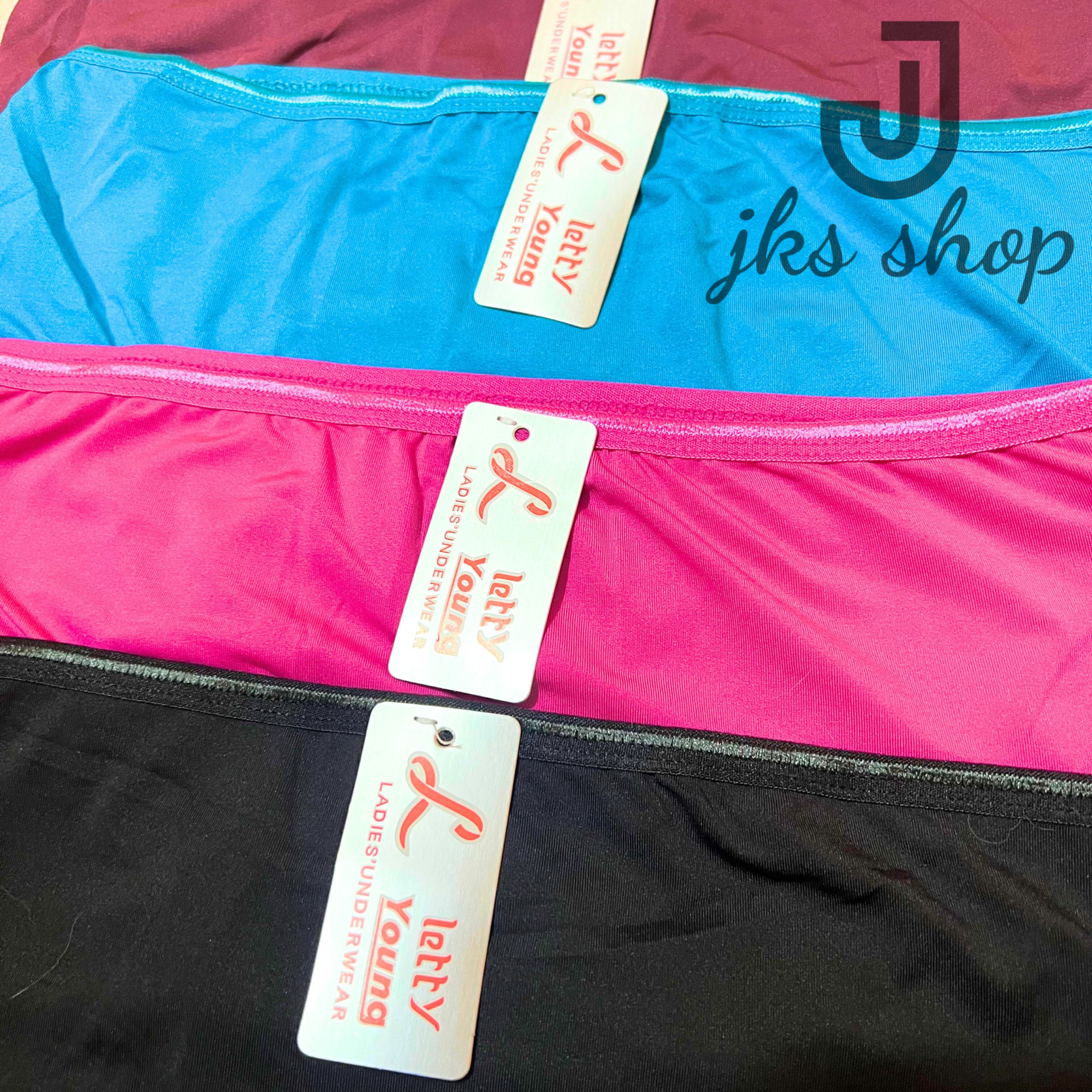 JKS 6-12Pieces Letty Young Cotton Drak Color Panty Ladies Panty Women's ...