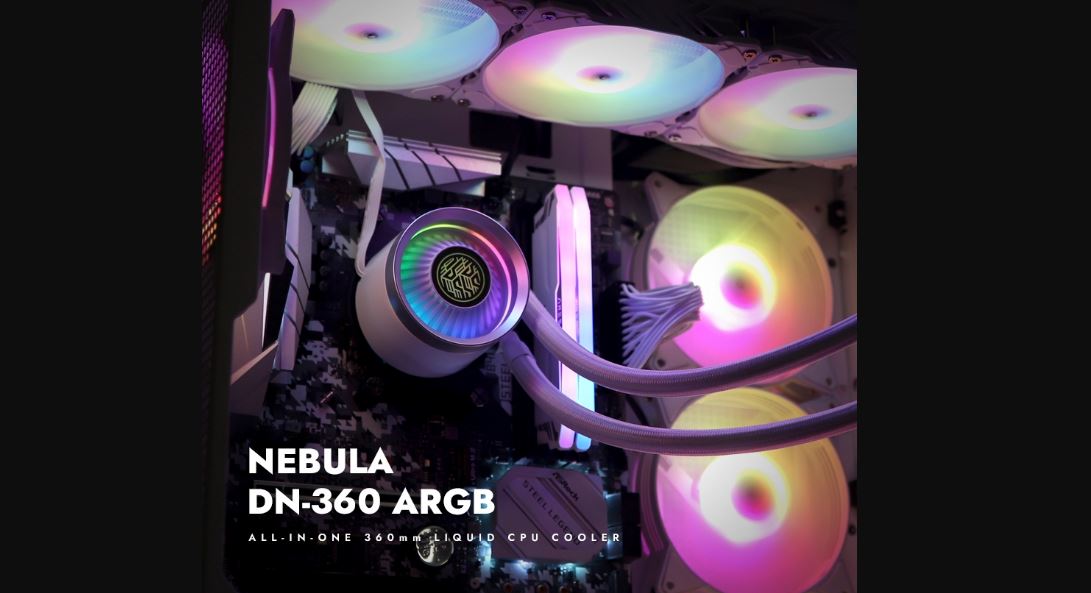 Darkflash Nebula DN-360 ARGB AIO Liquid CPU Cooler All in One 3-pin 5v ...
