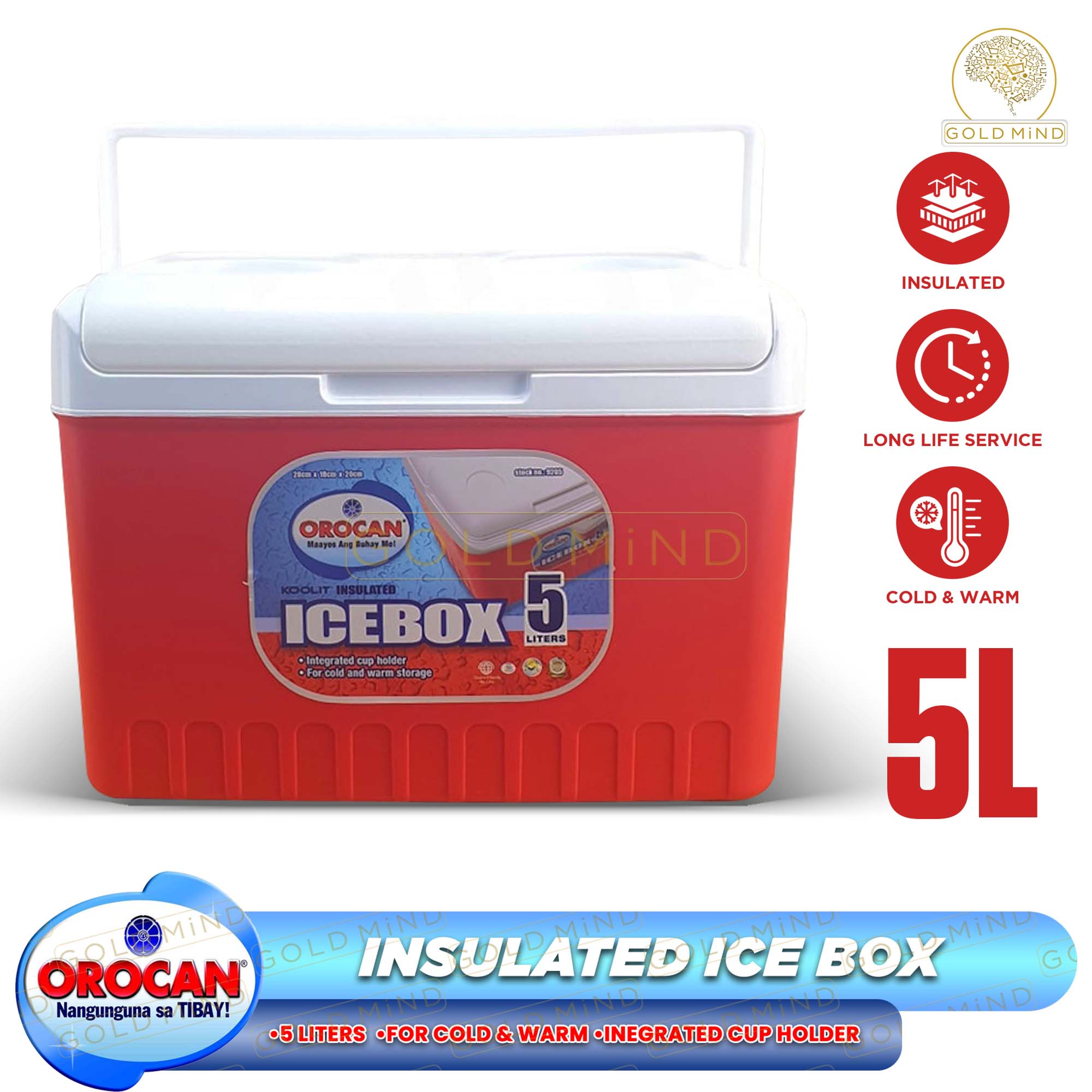 Orocan Icebox 8 & 5 Liters Insulated Ice Box | Shopee Philippines