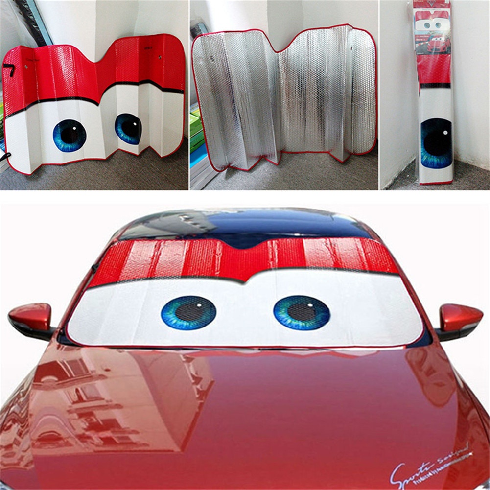 Car Windshield Sunshade Cartoon Window Foils 5 Colors Eye P ixar Heated ...
