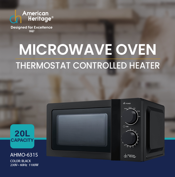 American Heritage 20L Microwave Oven AHMO-6315 | Shopee Philippines