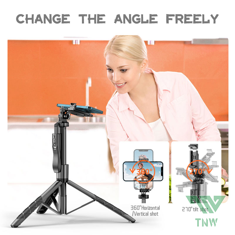 TNW L16 Tripod Bluetooth Selfie Stick Gimbal Stabilizer Camera Tripod ...