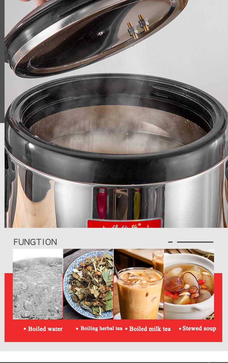 BOBI Milk tea boiling water bucket Large capacity stainless steel ...