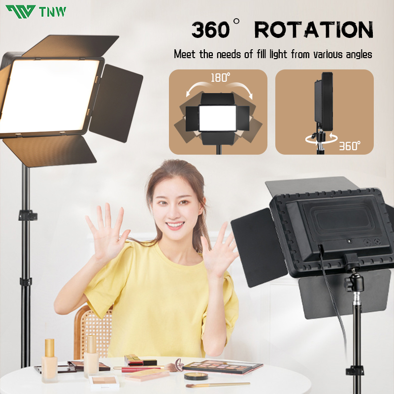 TNW 11 inch Covered LED Fill Light Tripod Photography Panel Lamp For ...