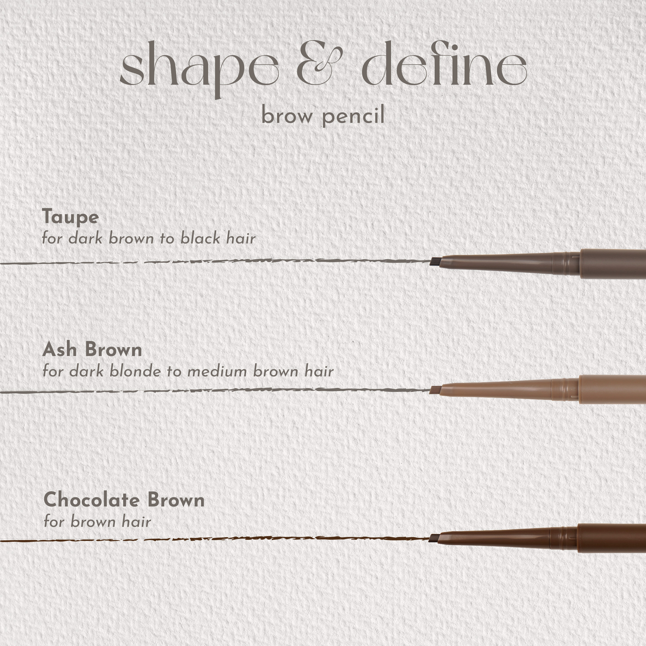 Absidy Shape & Define Eyebrow Pencil w/Spoolie + FREE Refill | Shopee ...
