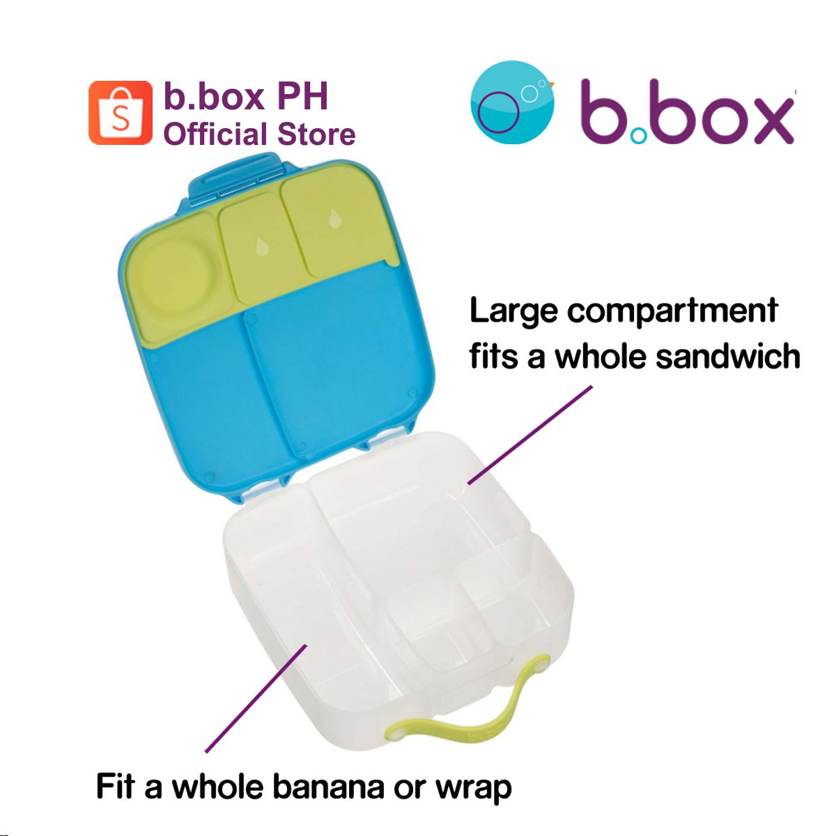 bbox Bento Lunch Box - Whole Foods ( b.box Australia toddler kids spill ...