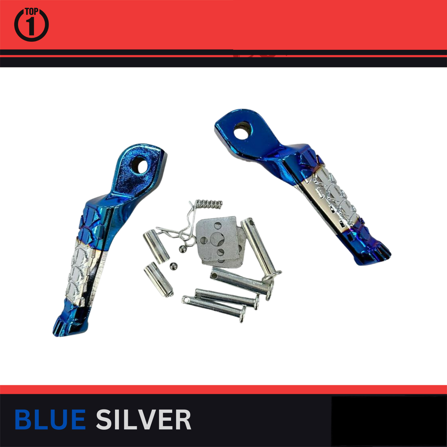 Top1 PH 1 Pair CNC Alloy Rear Footrest HONDA Click Beat Fi ADV Genio ...