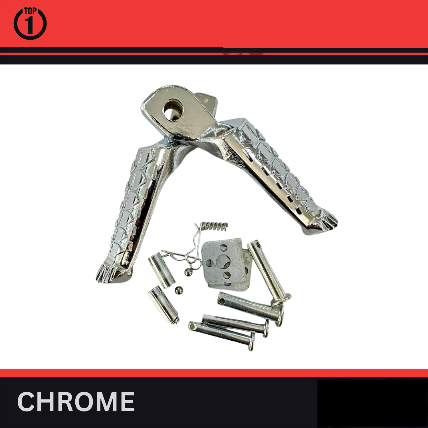 Top1 PH 1 Pair CNC Alloy Rear Footrest HONDA Click Beat Fi ADV Genio ...