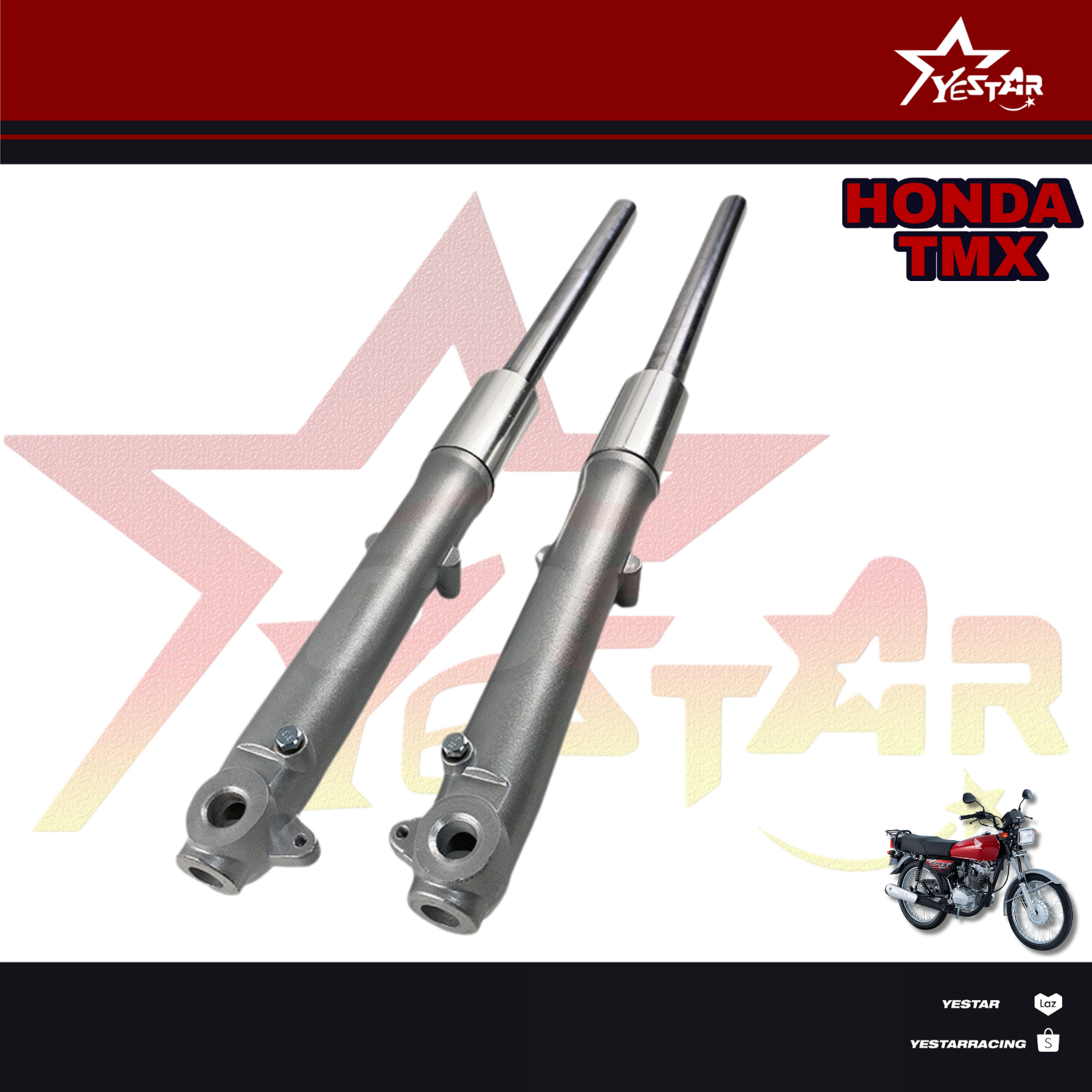 YestarPH 1 Set HONDA TMX 155 Stock Front Shock Absorber Motorcycle CNC ...