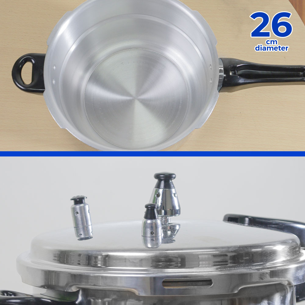 Astron APC26 Pressure Cooker - 9L Capacity | 26cm Diameter | Induction ...