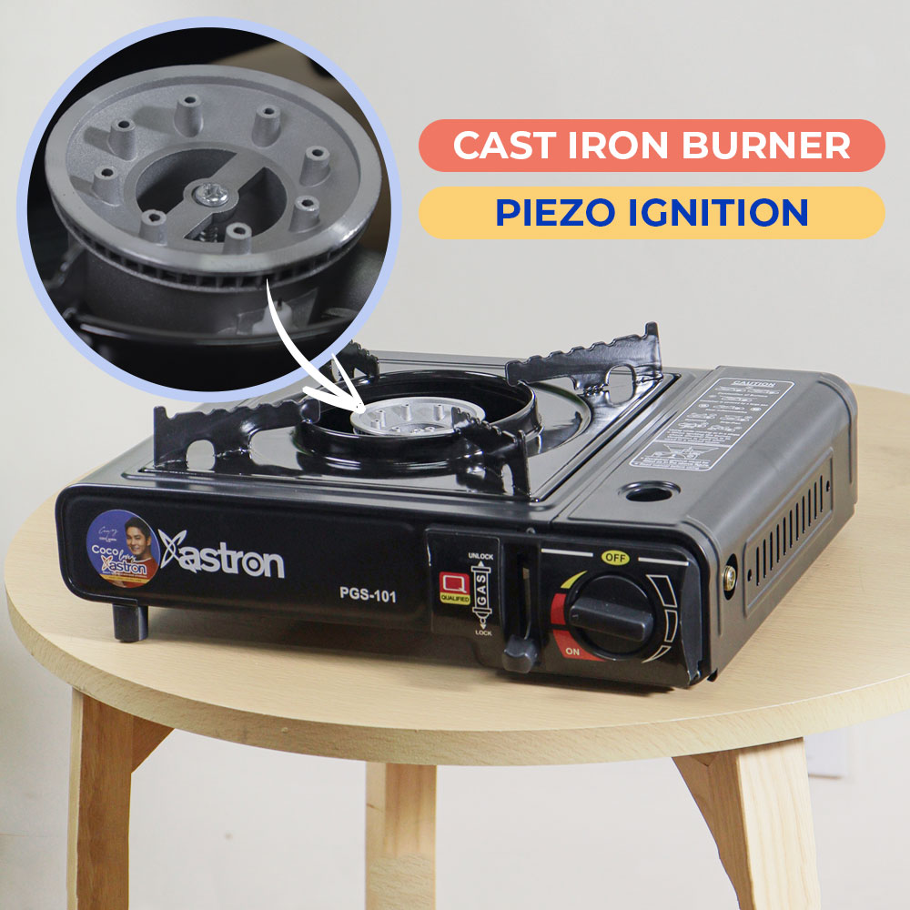 Astron PGS101 2 in 1 Portable Gas Stove - Butane & LPG Compatible ...