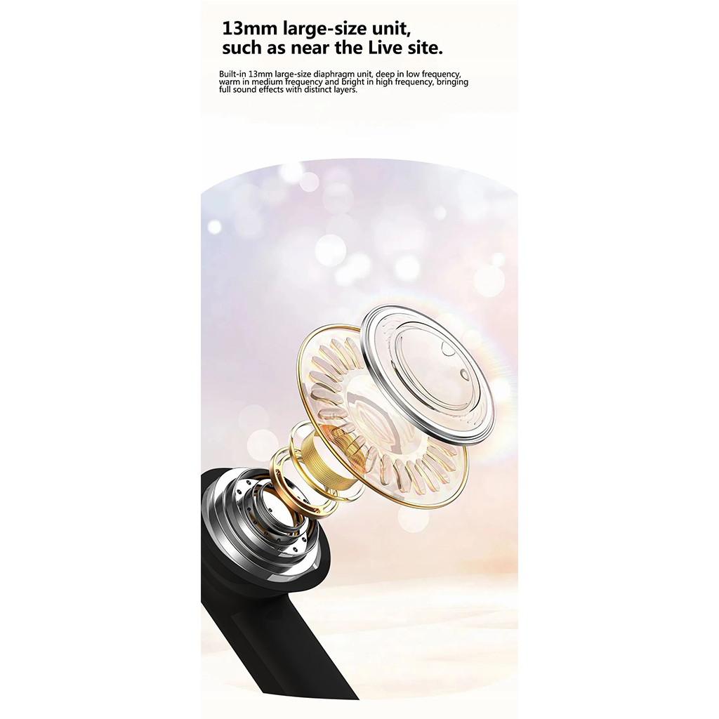 Awei T71 True Wireless Bluetooth Earbuds with Charging Case Low Latency ...