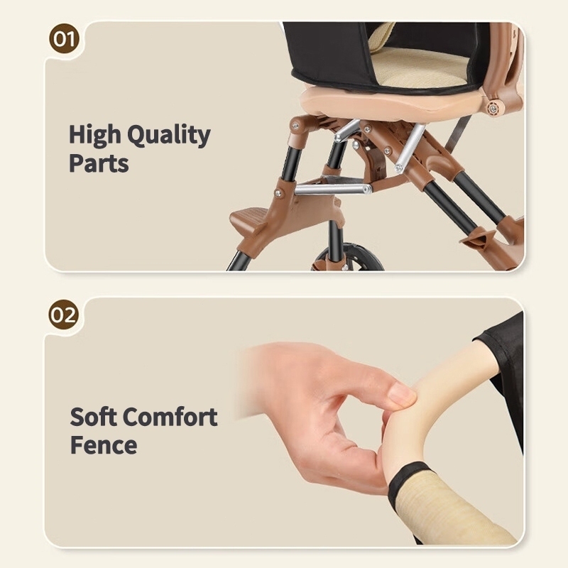 Foldable Stroller for Baby Stroller for Toddler Weight 3.8KG Foldable Lightweight Stroller Bike ...