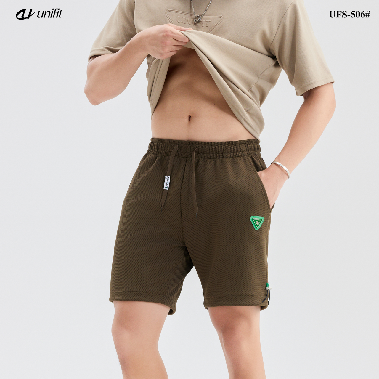 UNIFIT Men's Summer Twill Sweat Shorts - Above The Knee, Casual ...
