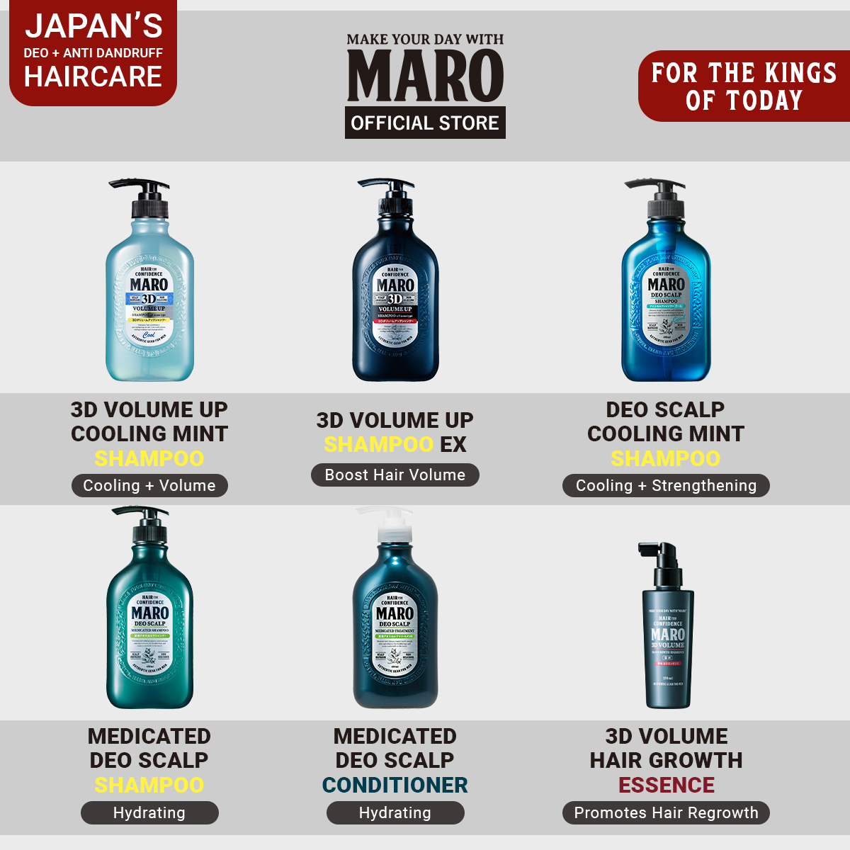 MARO Deo Scalp Cooling Shampoo (400ML) | Shopee Philippines