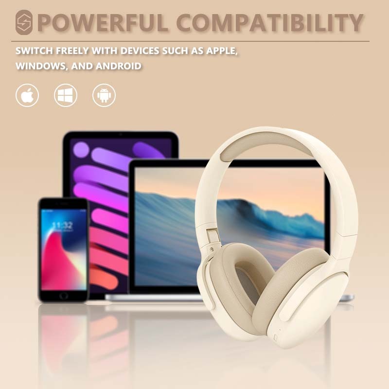 P2961 Bluetooth Wireless Foldable Headphone Noise Cancelling ...