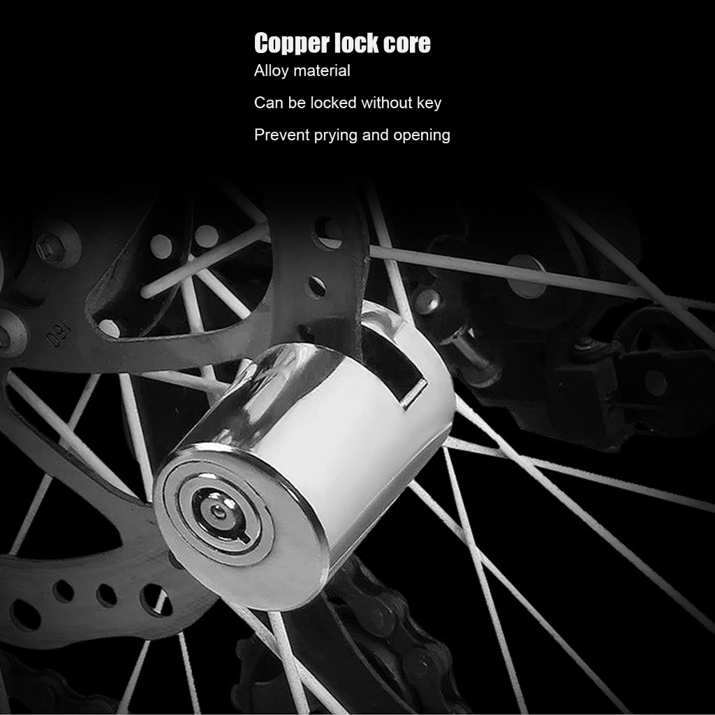 Anti-theft Brake Disc Lock Security Padlock Safe Brake Lock For Scooter ...