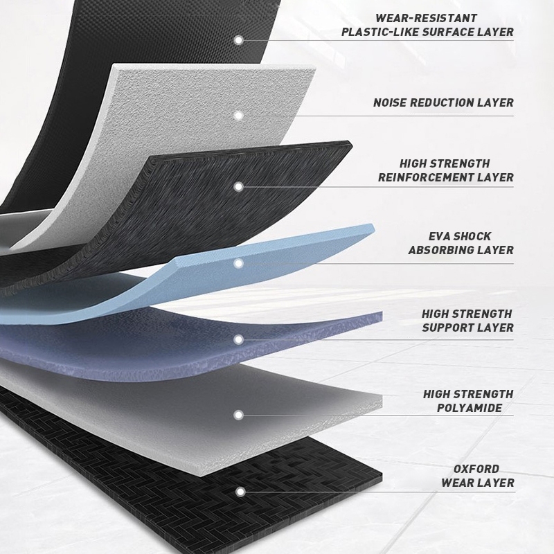 Motorized Treadmill A6 3.5HP Silver Frame Black with Elevator and ...