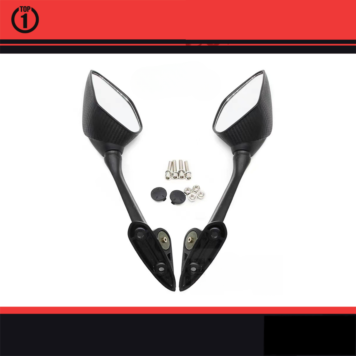 Top1 PH 1Pair Long Stem Side Mirror For Yamaha Nmax 155 Honda Adv Honda ...