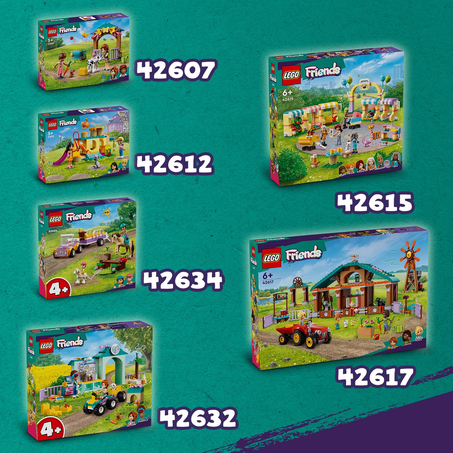 LEGO Friends 42607 Autumn's Baby Cow Shed Building Set Toys (79 Pieces ...