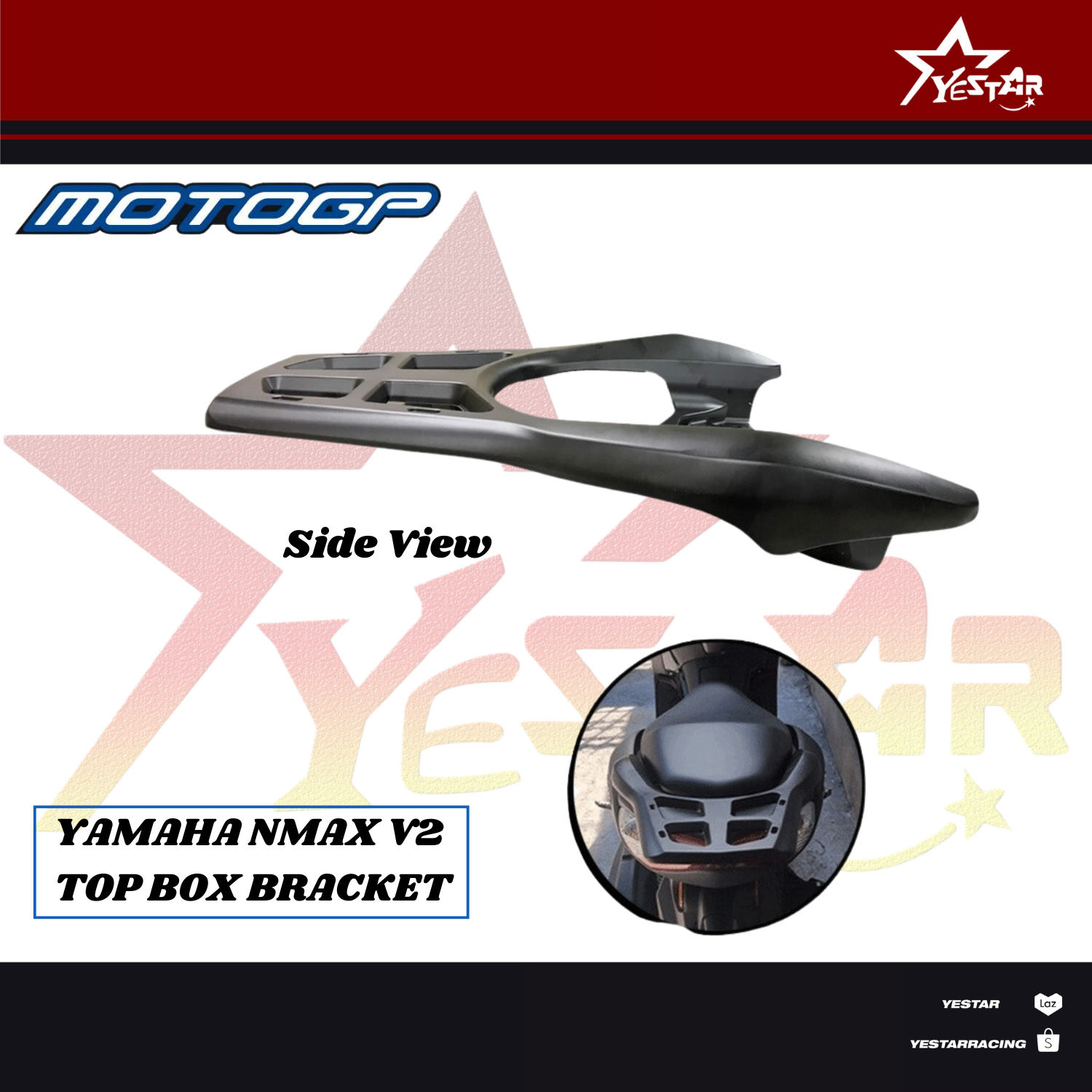 YESTAR PH Yamaha Nmax 2020 v2 version 2 Beast Gryphon Bracket Top Box ...