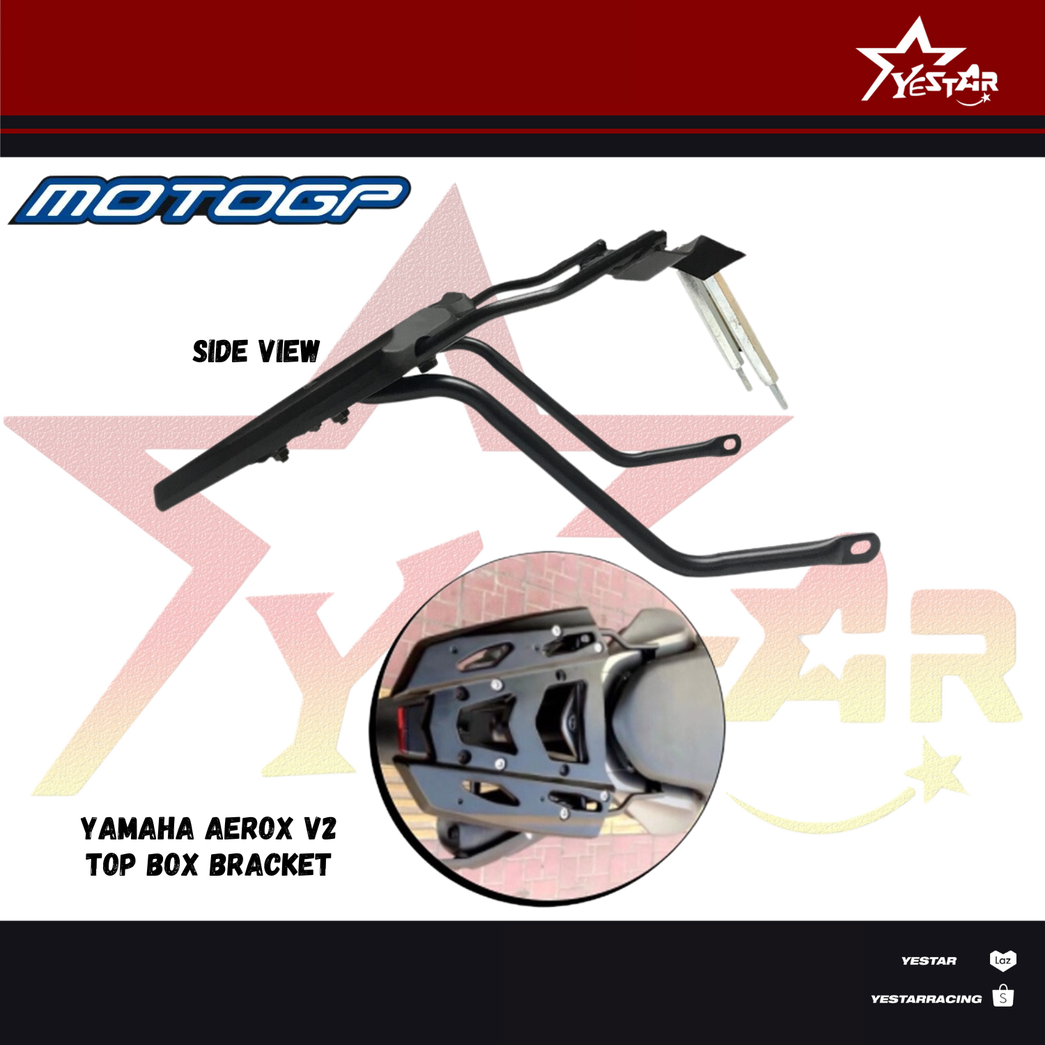 Yestar PH COD Stark Monorack Bracket Heavy Duty Top Box Bracket FOR ...