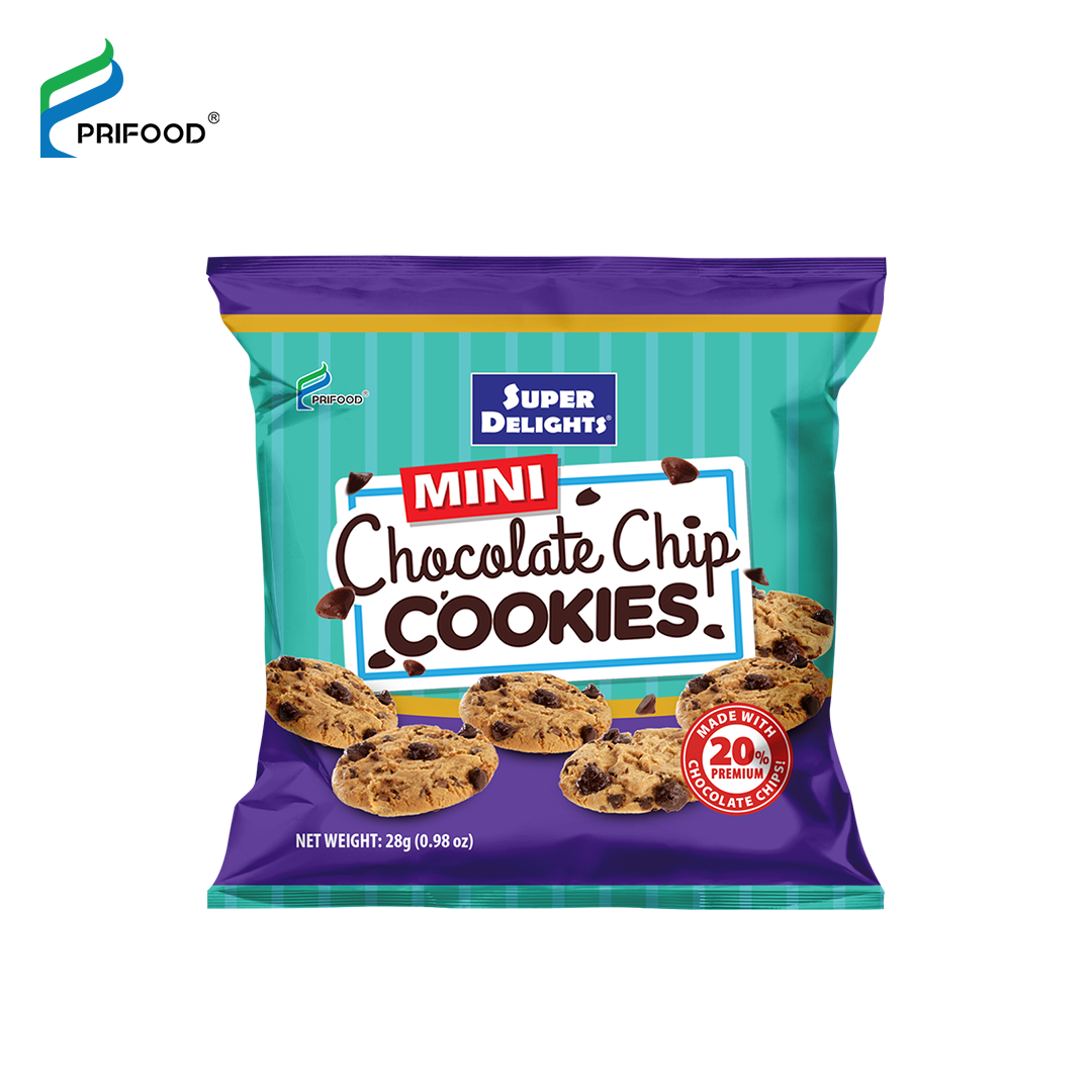 Super Delights Mini Chocolate Chip Cookies 28g | Shopee Philippines