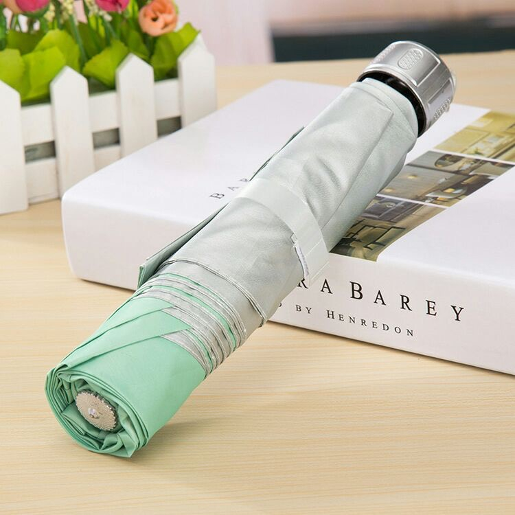 JNK #321 Umbrella 3Folds UV Protection 7Ribs Silver Backing Windbreaker ...