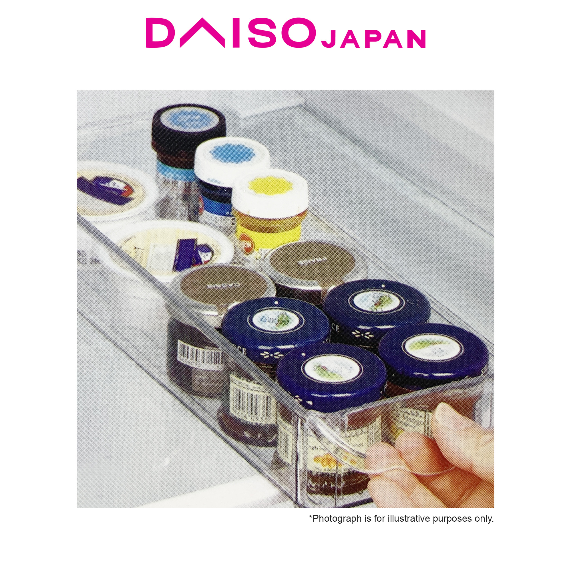Daiso Clear Storage Organizer Tray (30x9.7x5cm) | Shopee Philippines