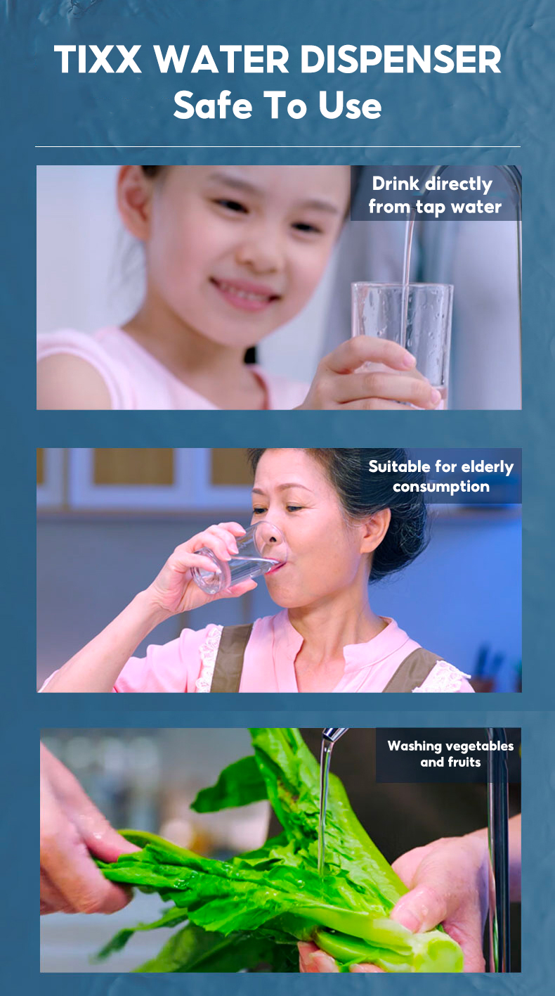 Tixx 7 In1 Water Filter Water Purifier 99% Filter PP+GAC+CB Sediment ...