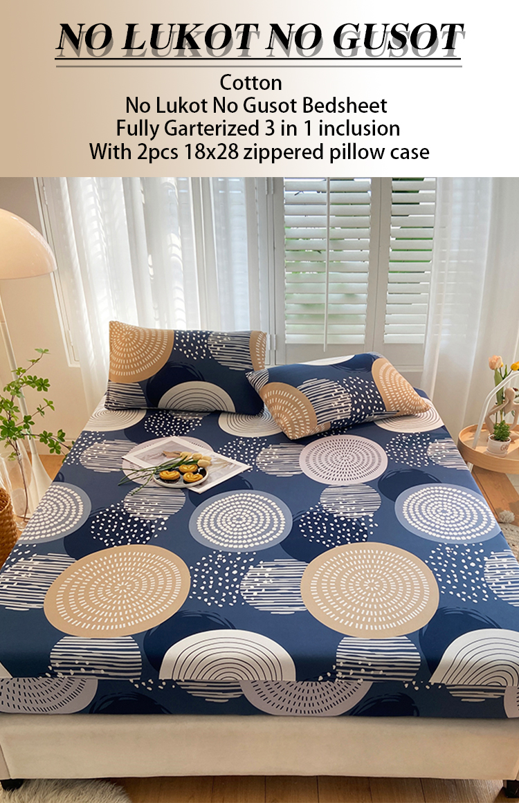 No Lukot No Gusot Fully Garterized Bedsheet New Korean Style Bedsheets ...