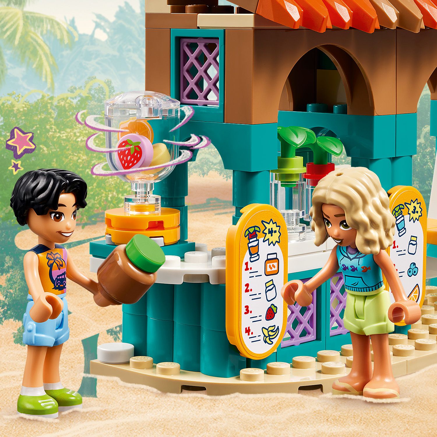 LEGO Friends 42625 Beach Smoothie Stand (213 Pieces) | Shopee Philippines