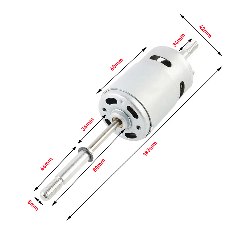 RS755 12V DC Fan Motor Replacement 220V AC For Electric Fan Low noise ...