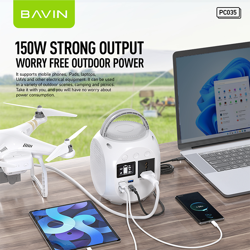 BAVIN PC035 45000mAh Emergency Power Supply 150W for Outdoor / Travel ...