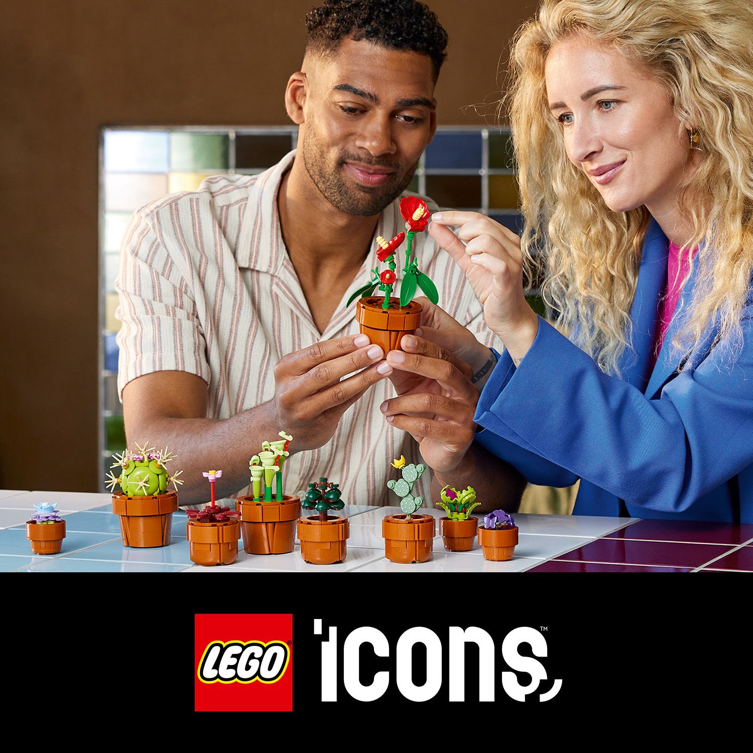 LEGO Icons Tiny Plants 10329 Building Set for Adults (758 Pieces ...