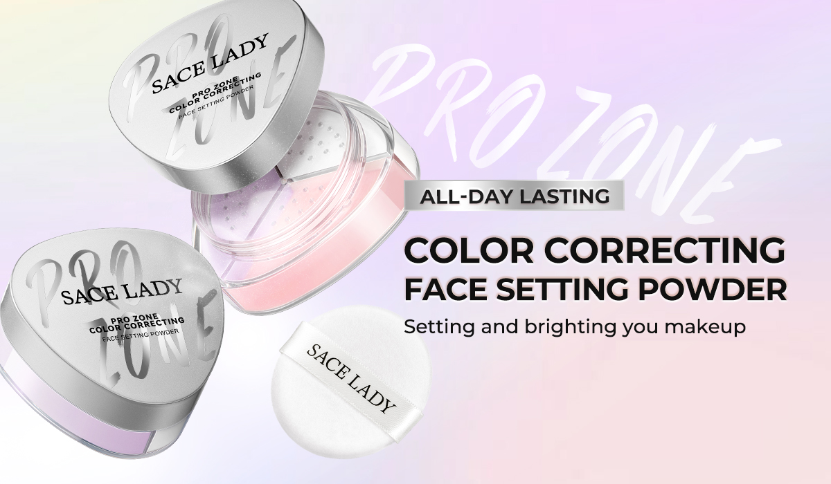 SACE LADY Setting Powder Color Correcting Lasting Waterproof Luminous ...