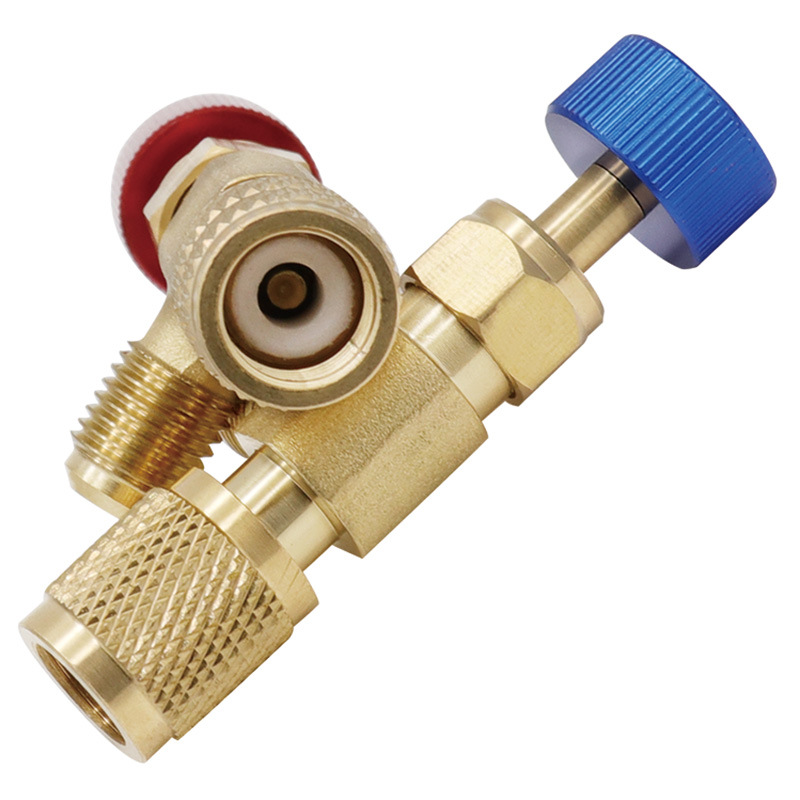 Safety Valve Adapter R410 R22 Brass Refrigerant Control Valve Air ...