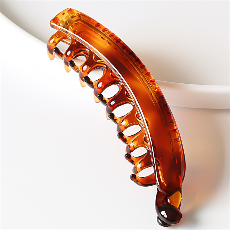 Women Non-Slip Ponytail Barrettes Hairpins Fashion Large Banana Hair ...