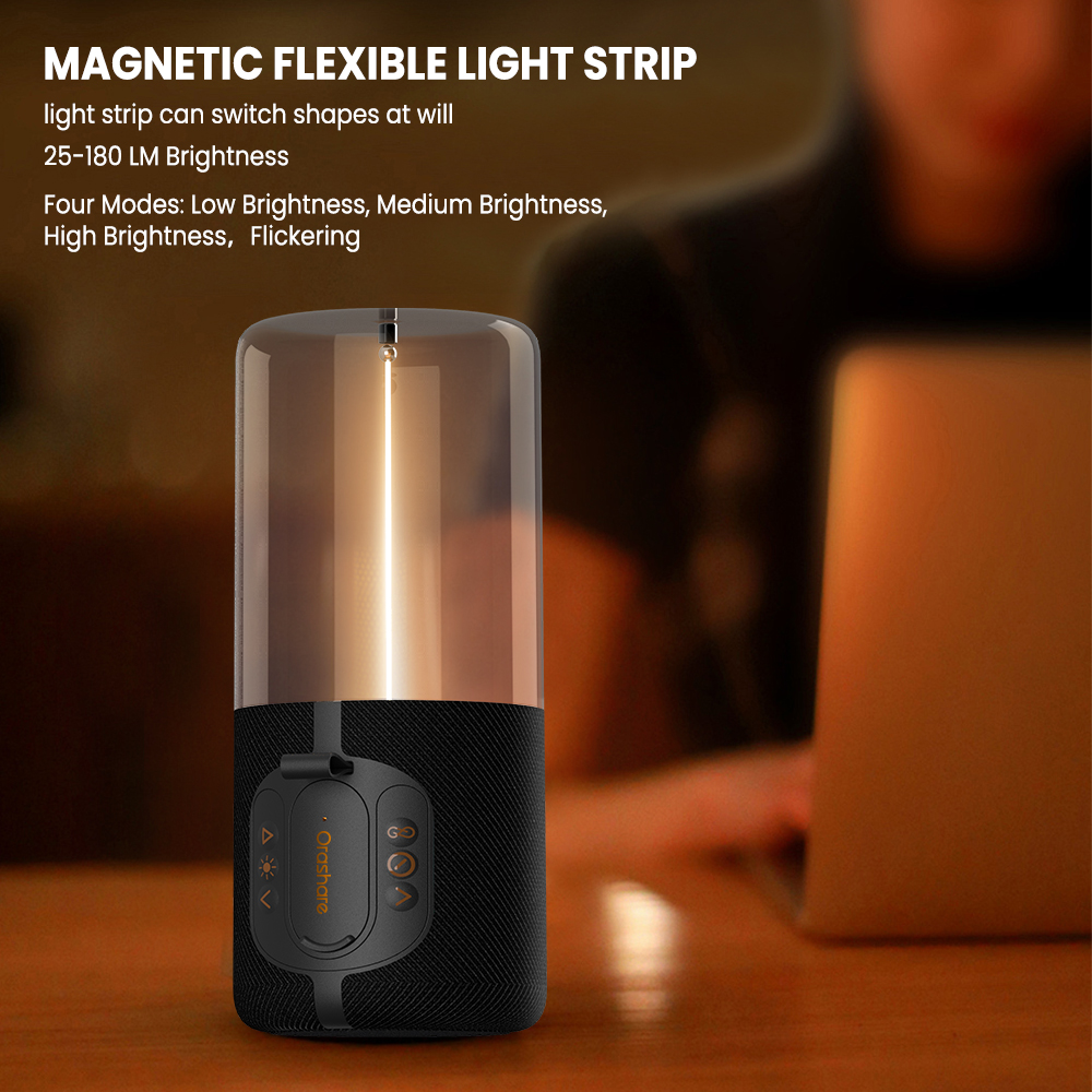 Orashare BSL01 Speaker Bluetooth With Magnetic Atmosphere Light HiFi ...