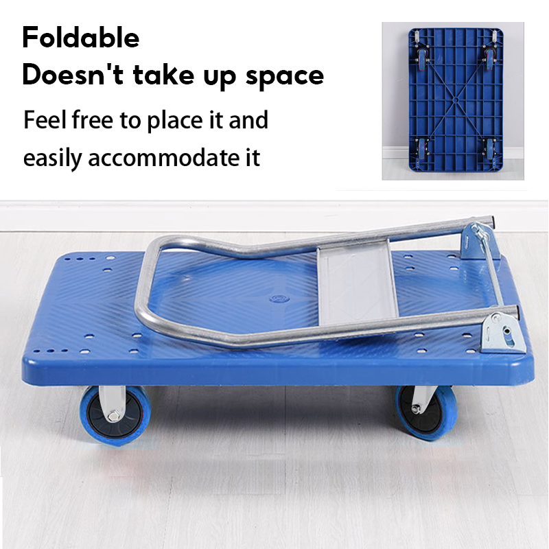 CHIT Push Cart Platform Trolley Heavy Duty Multifunctional Foldable ...