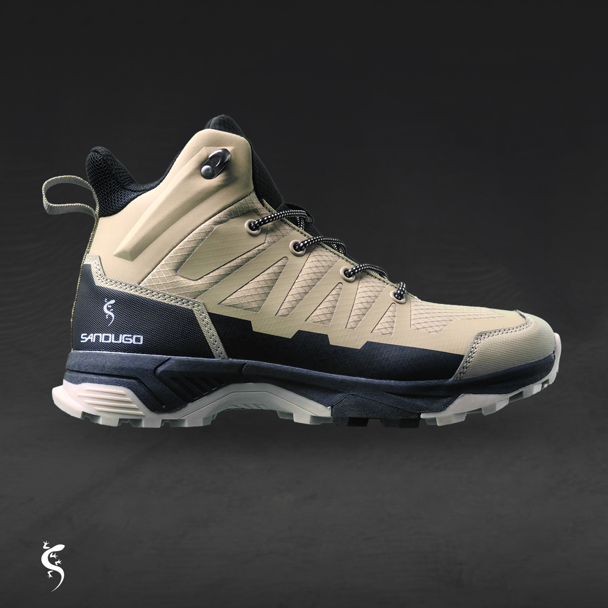 Sandugo Rinjani Mid-Cut Hiking Shoes - Durable Outdoor Footwear for ...
