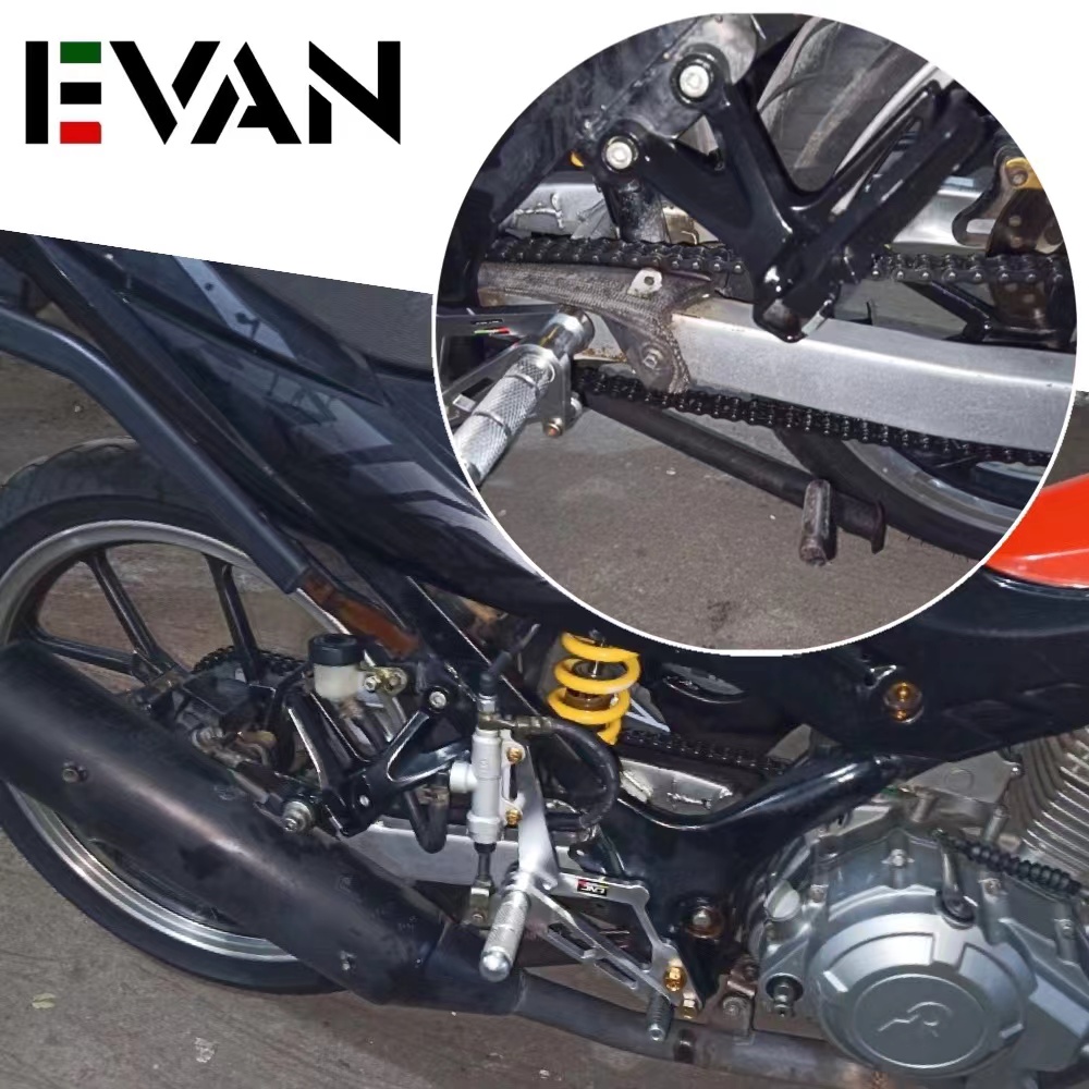 EVAN ph Raider 150 Rear Footrest Original Full CNC Alloy Quality For ...