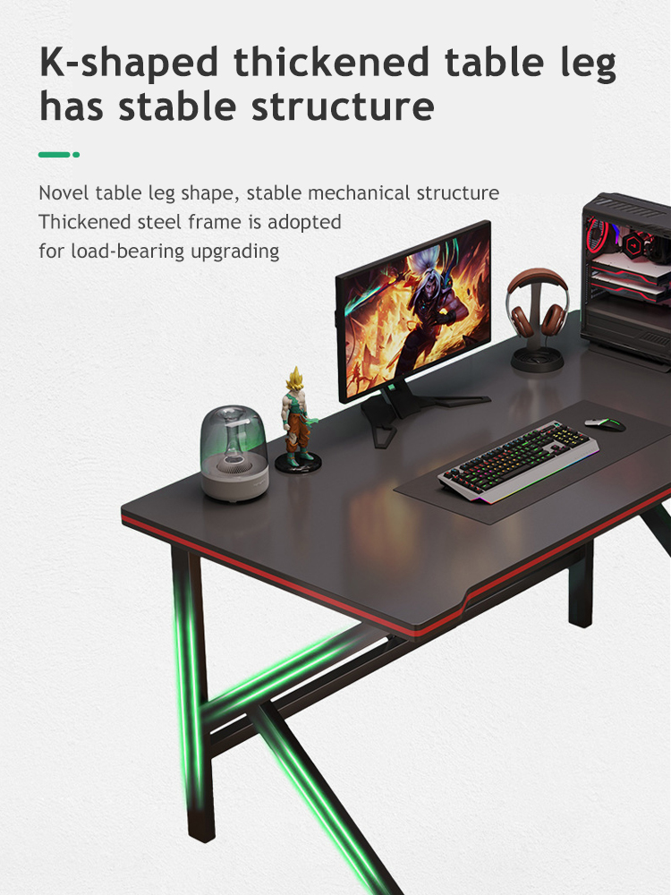 ICON Gaming Table Office Study Reinforced Super Load-bearing Ergonomic ...