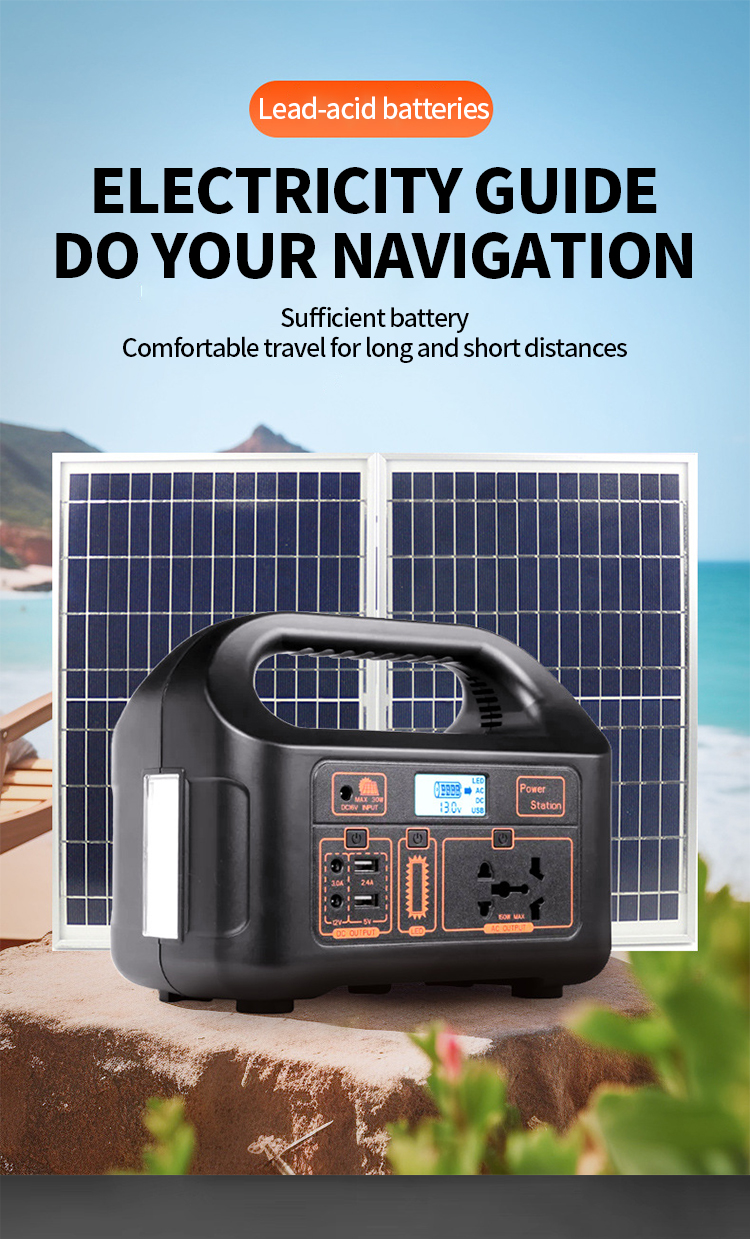 Portable Power Station 220V 150W Outdoor Solar Generator Portable ...