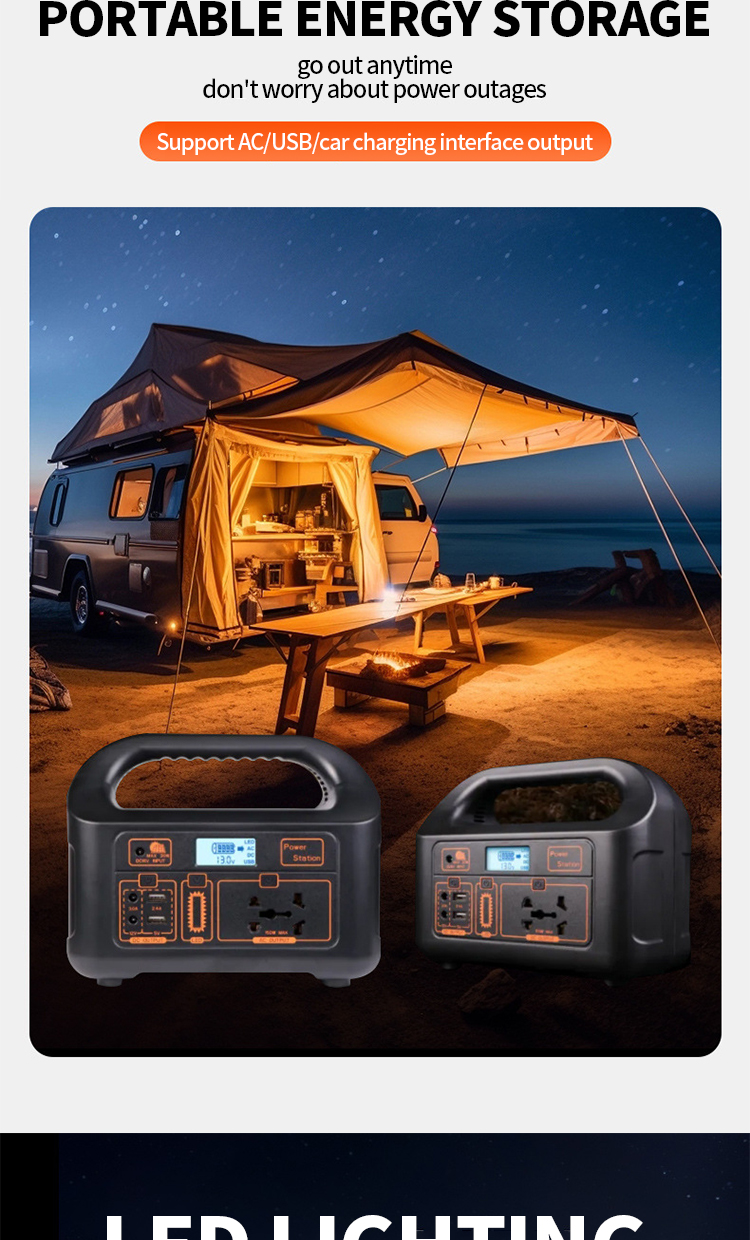 Portable Power Station 220V 150W Outdoor Solar Generator Portable ...
