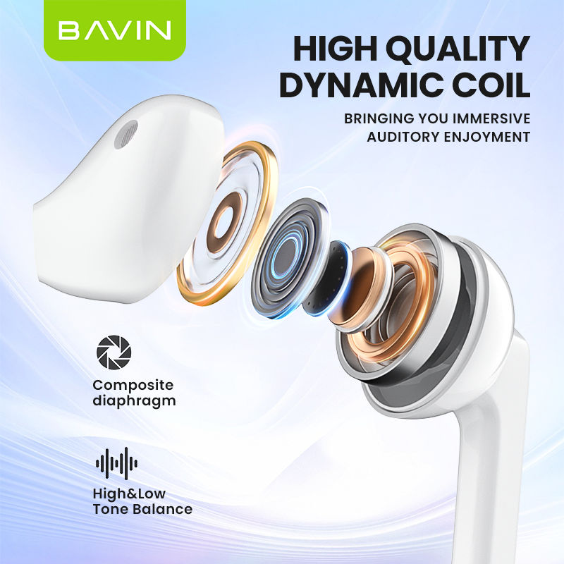 BAVIN HX867 / HX868 Type-C Wired Earphone Stereo Audio Sound w/ Built In Microphone & Volume ...