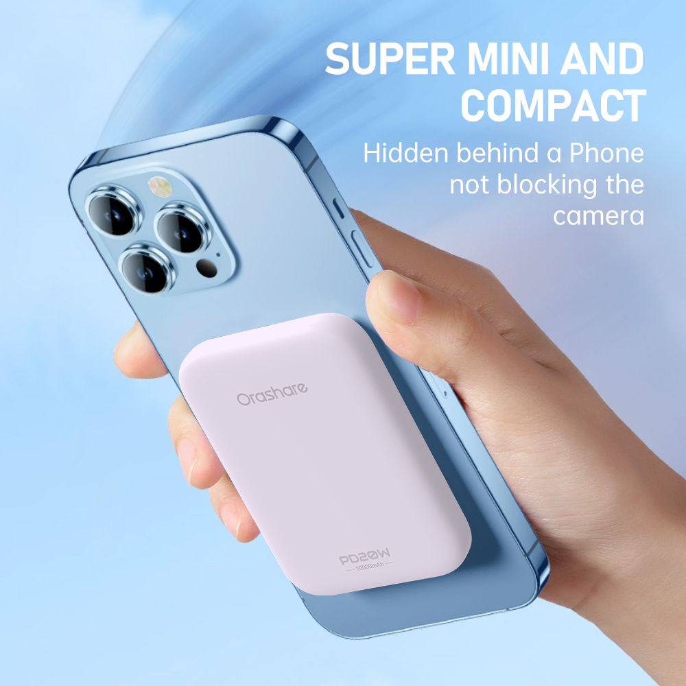 Orashare MG05 5000/10000mAh Powerbank Wireless Magnetic Fast Charging ...